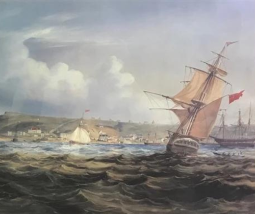 Thomas Baines Framed Print: Port Elizabeth, Algoa Bay, 1848 | The Grey ...